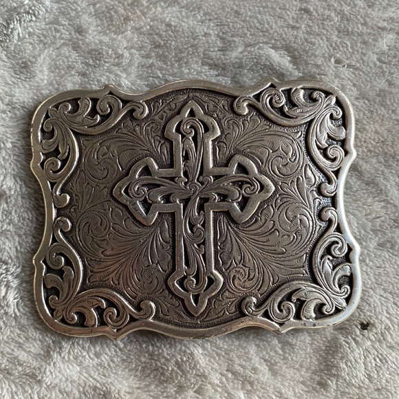 Accessories | Beautiful Cross Belt Buckle | Poshmark